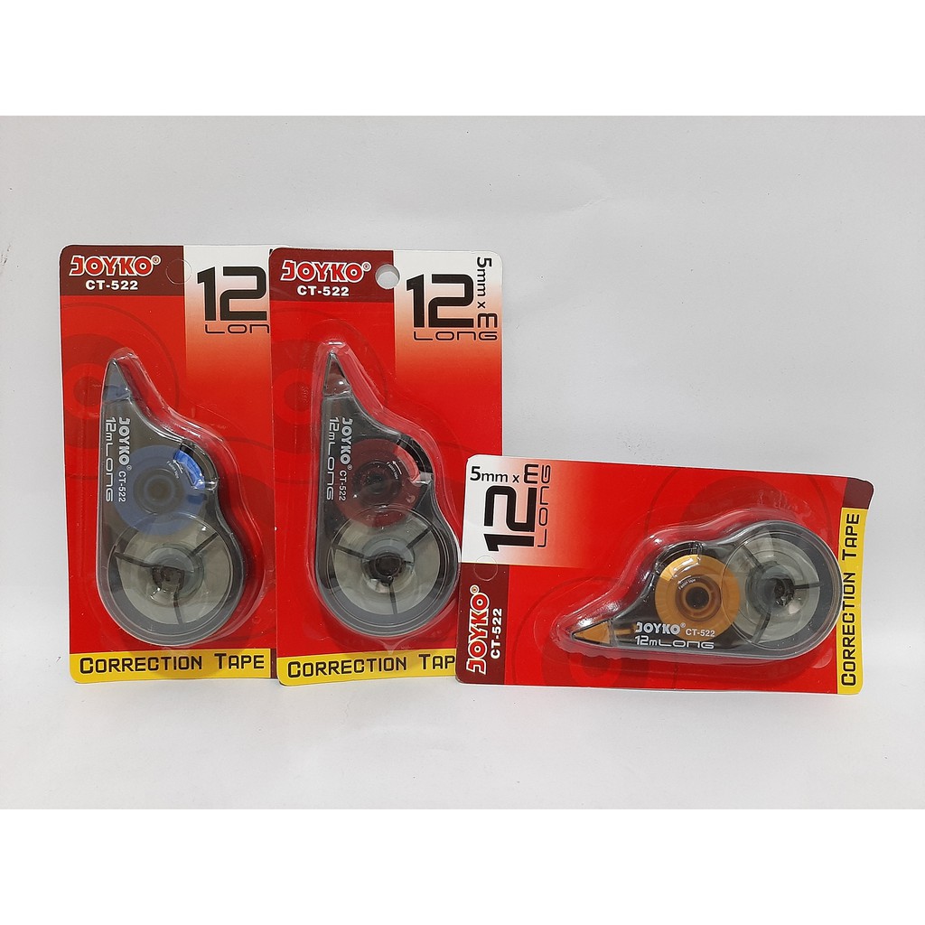 Jual Correction Tape Joyko CT-522 / 5mm x 12m / Penghapus Coretan ...