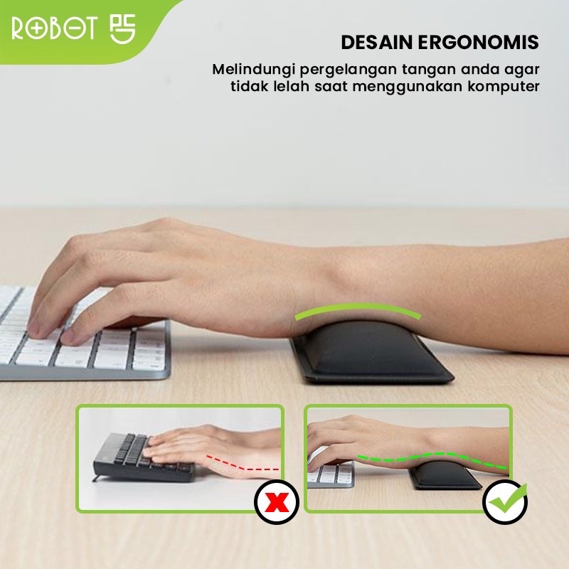 Jual ROBOT RW02 Bantalan tangan Anti-slip Ergonomic Design Keyboard ...