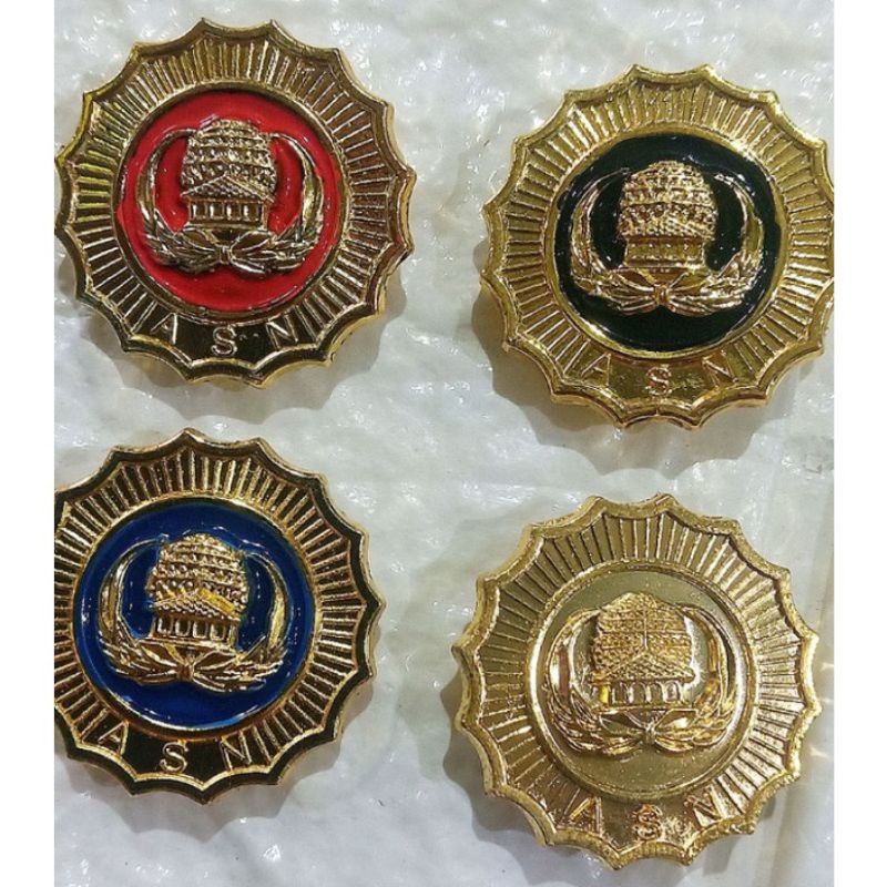 Jual PIN Bros ASN Magnet Premium PIN KORPRI Golongan Kuningan Tebal ...