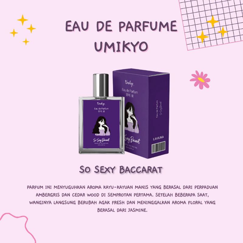 Jual eau de parfum by umikyo | Shopee Indonesia