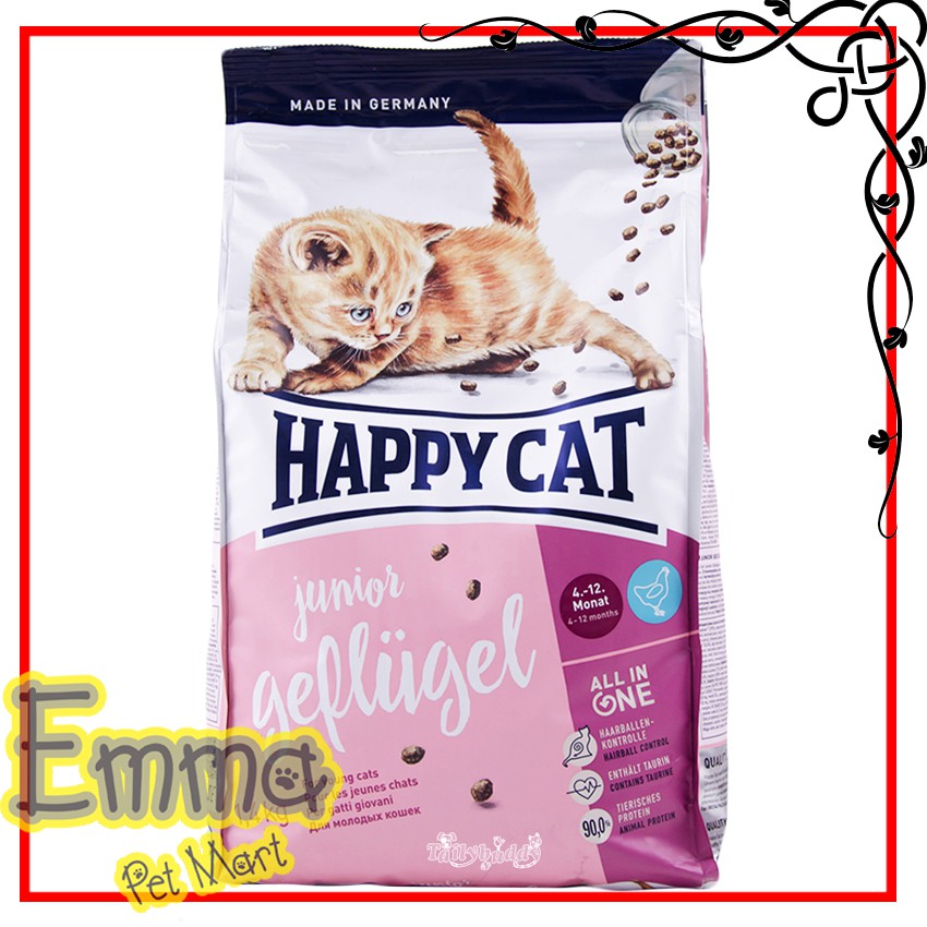 Jual happy cat 85 gr kitten junior chicken duck (wet) | Shopee Indonesia