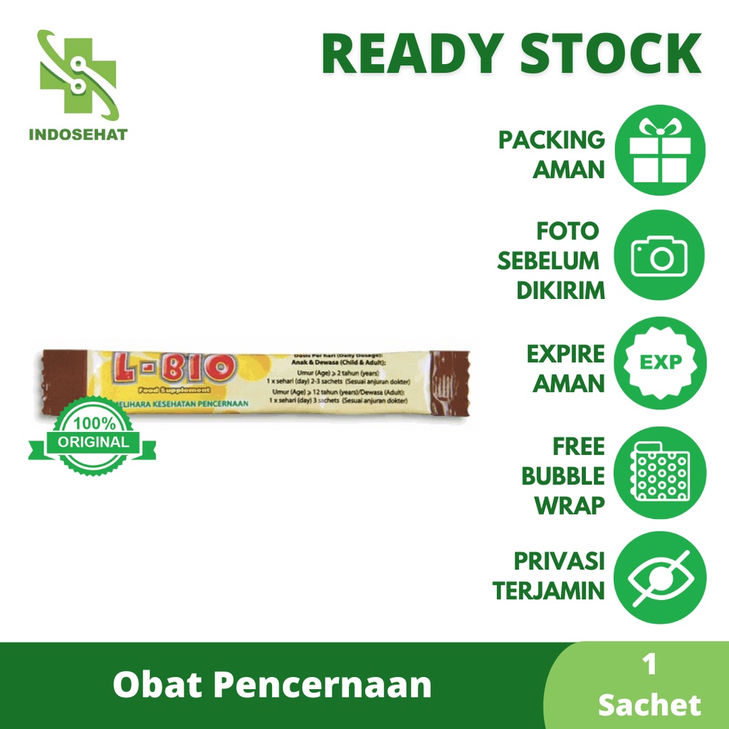 Jual L-Bio (Harga Per Sachet) | Shopee Indonesia