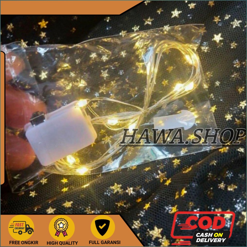 Jual Lampu Led Kawat Tublr 1 Meter Warm White Hiasan Kado/Hampers/Kua ...