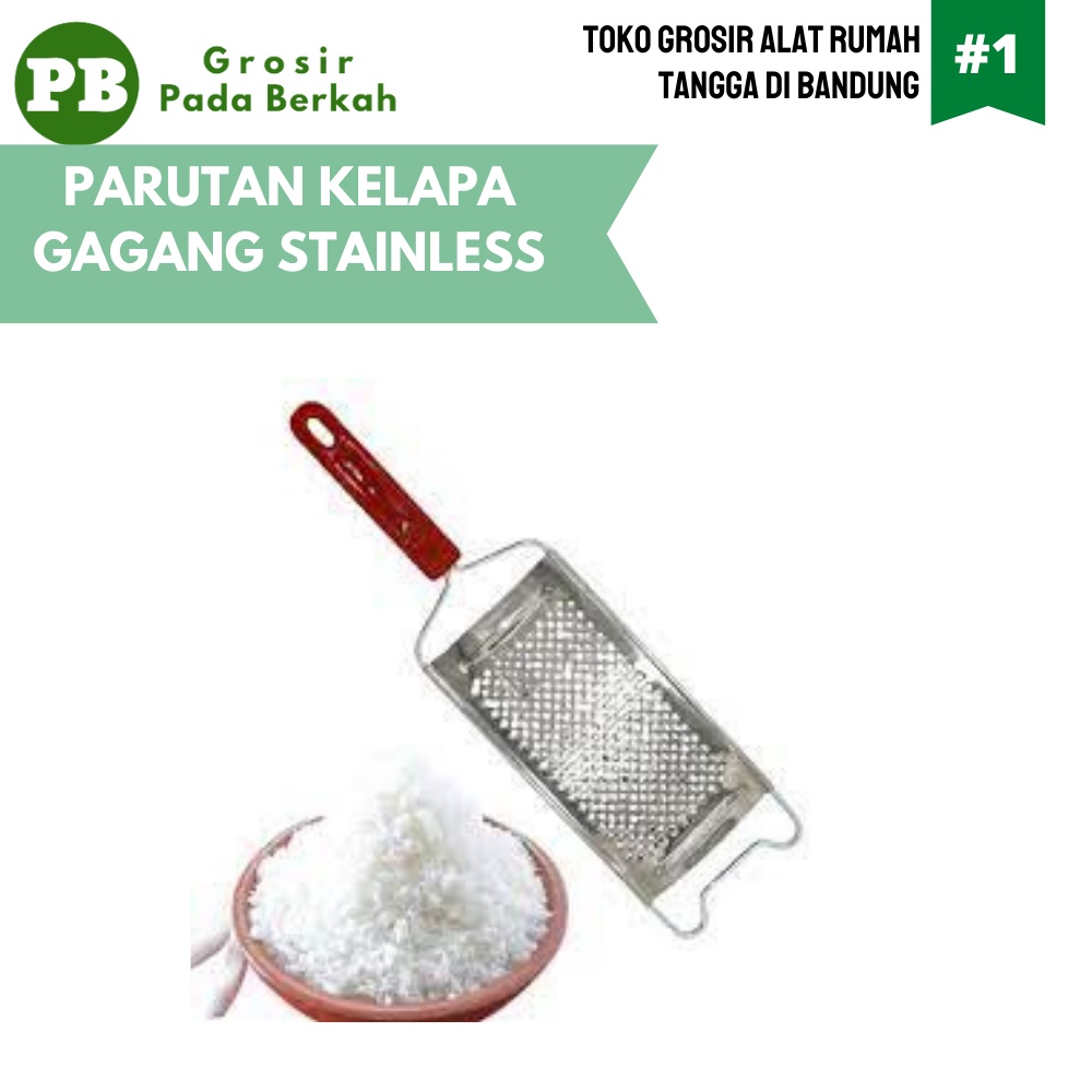 Jual Parutan kelapa stainless gagang merah Parutan Wortel Parutan ...