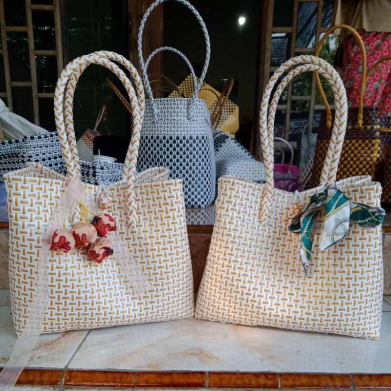 Jual Tas Anyaman Jali-Jali/Size L | Shopee Indonesia