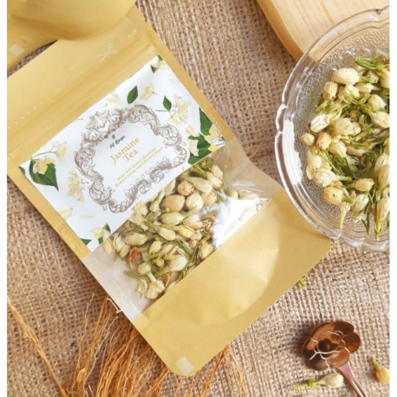 Jual JASMINE TEA - [PREMIUM] / TEH BUNGA MELATI (10gr) | Shopee Indonesia