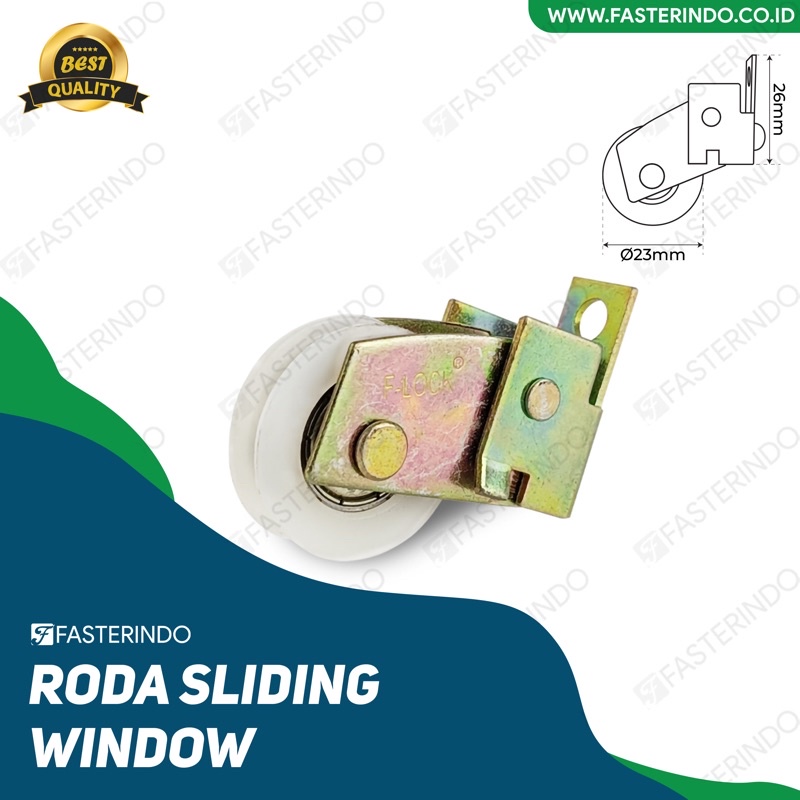 Jual Roda Sliding Window Faster | Shopee Indonesia