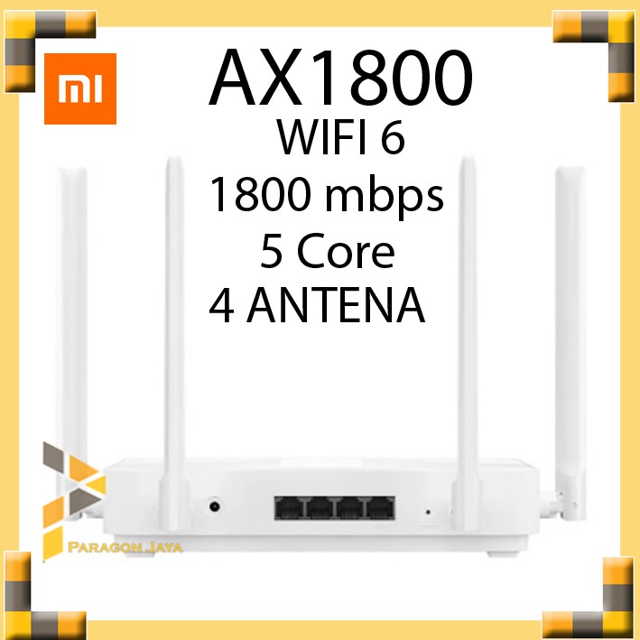 Jual Original Mi Router AX1800 WiFi 6 1800 Mbps 5-Core 256MB AX5 4 ...