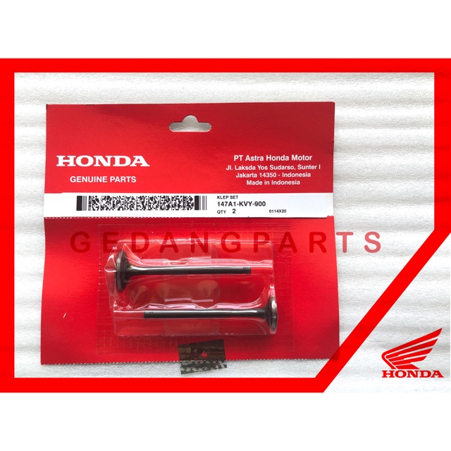 Jual VALVE SET KLEP SET BEAT ORI 147A1-KVY-900 | Shopee Indonesia