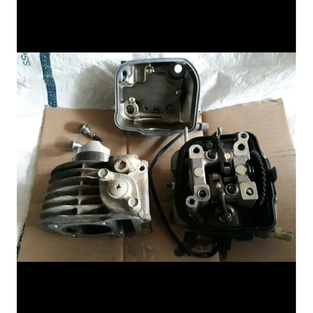 Jual Bisa Cod Paket Bureng Blok Seher Lengkap Silinder Head Honda Beat ...