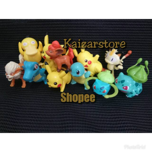 Jual POKEMON Action Figure Happy Meals Mainan MCD Pikachu Bulbasaur | Shopee Indonesia