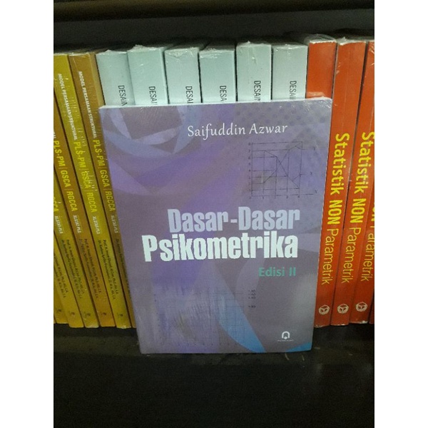 Jual BUKU DASAR DASAR PSIKOMETRIKA EDISI 2 - SAIFUDDIN AZWAR | Shopee ...