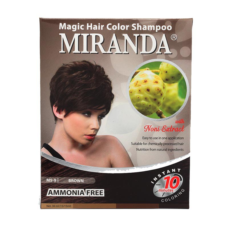 Jual MIRANDA Magic Shampo (sampo semir) 30ml | Shopee Indonesia