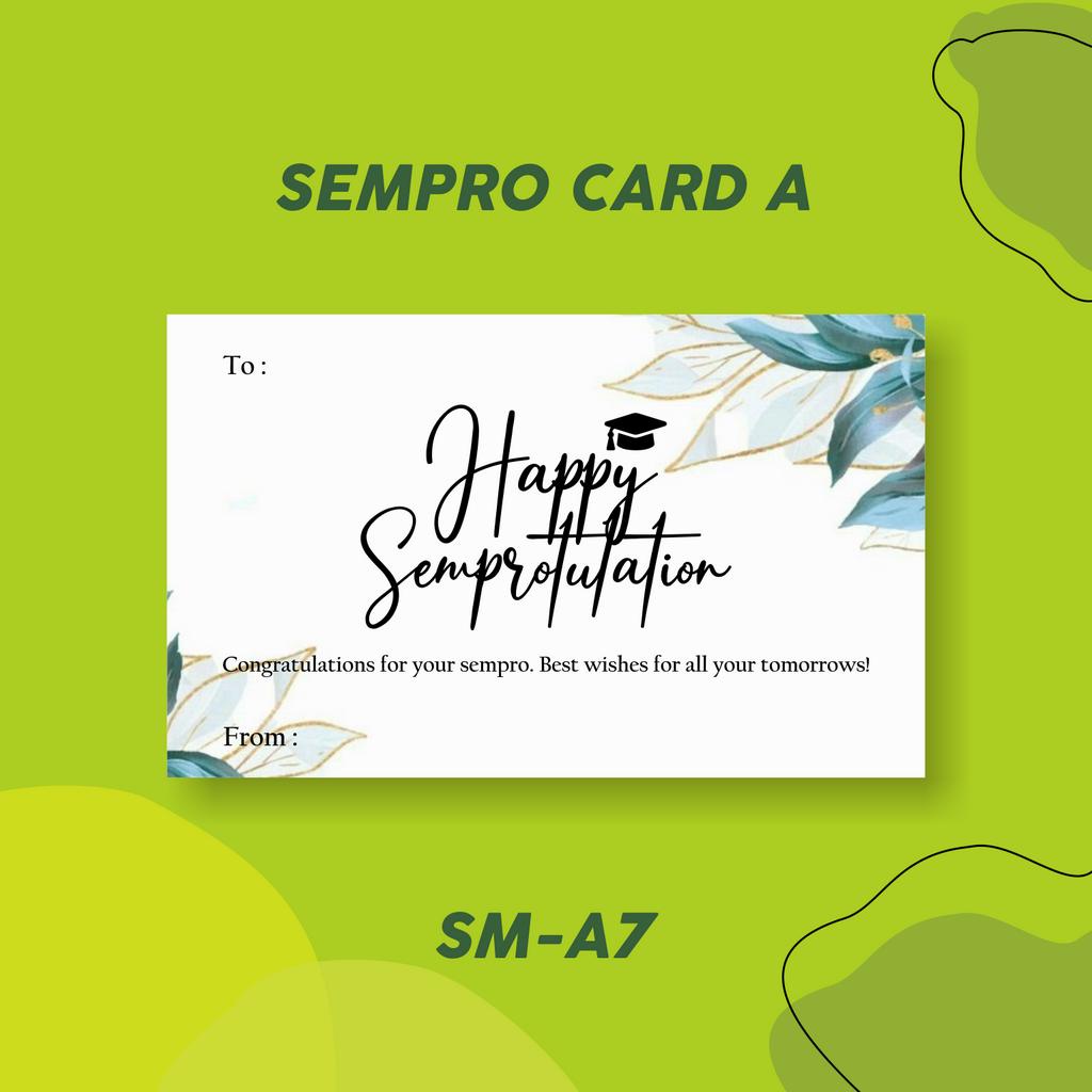Jual UCAPAN SEMPRO/ SELAMAT SEMINAR PROPOSAL/ SEMPROTULATION GIFT KODE ...
