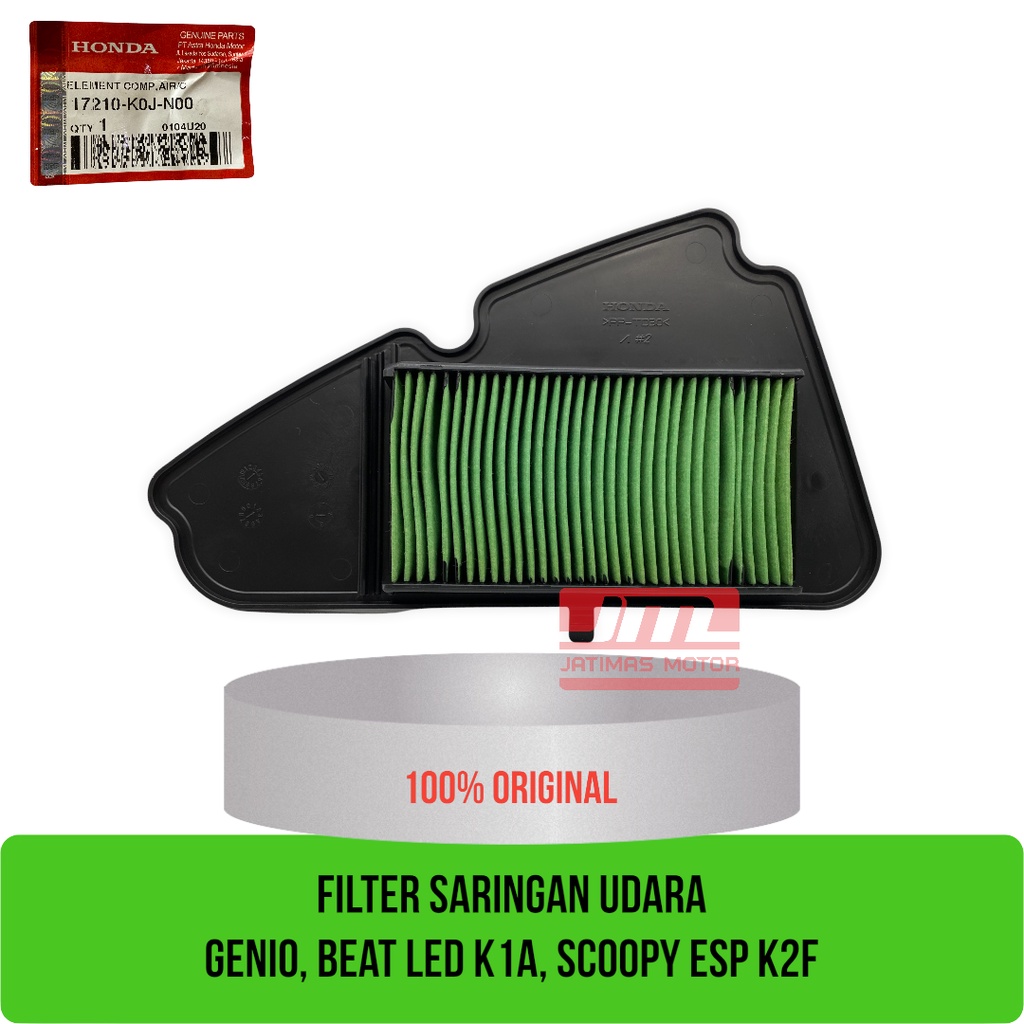 Jual Filter saringan udara genio beat led K1A scoopy esp K2F 17210-K0J ...