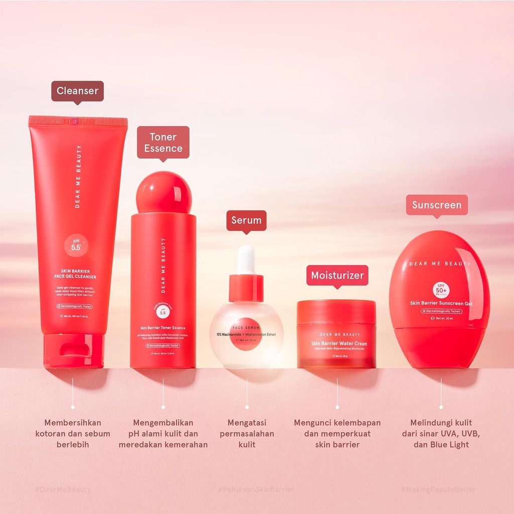 Jual Dear Me Beauty Skin Barrier Face Gel Cleanser l Dear Me Beauty ...