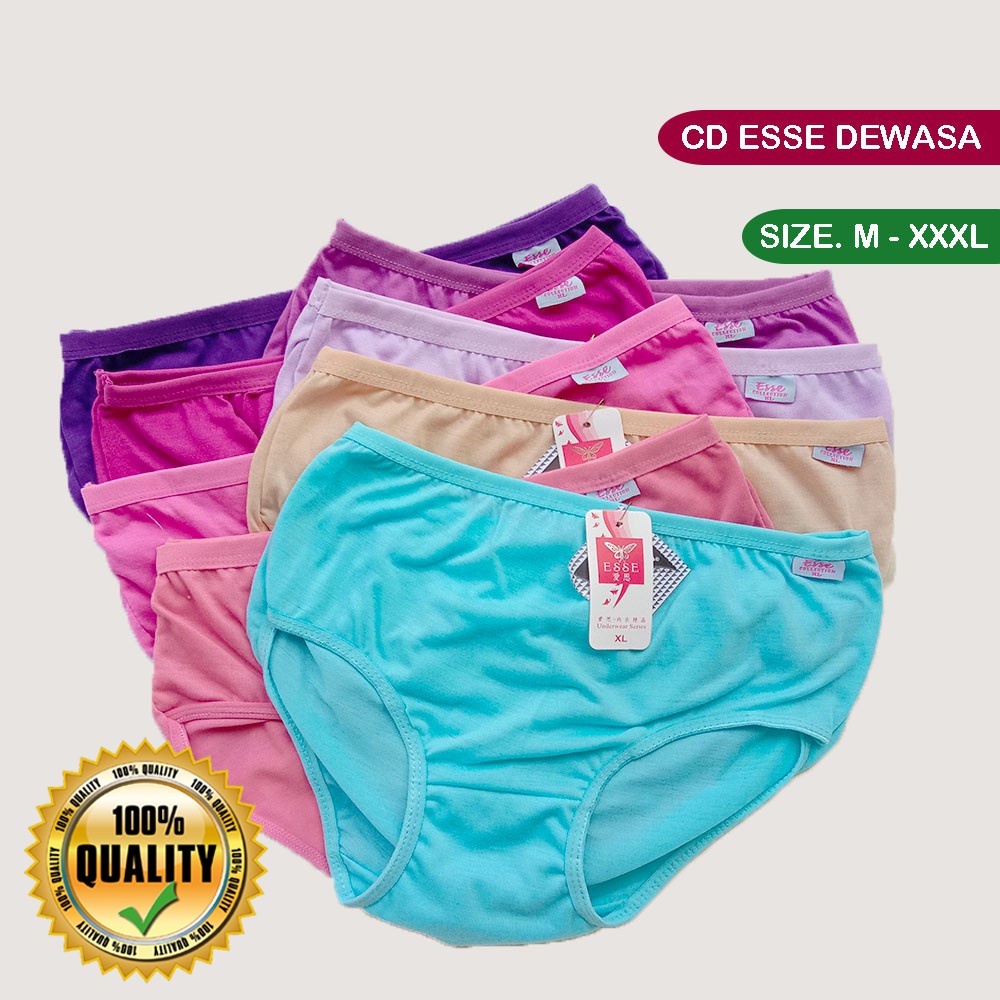Jual newmyfashion-COD CD Pakaian Dalam Kolor Sempak Wanita UK Jumbo Ada ...