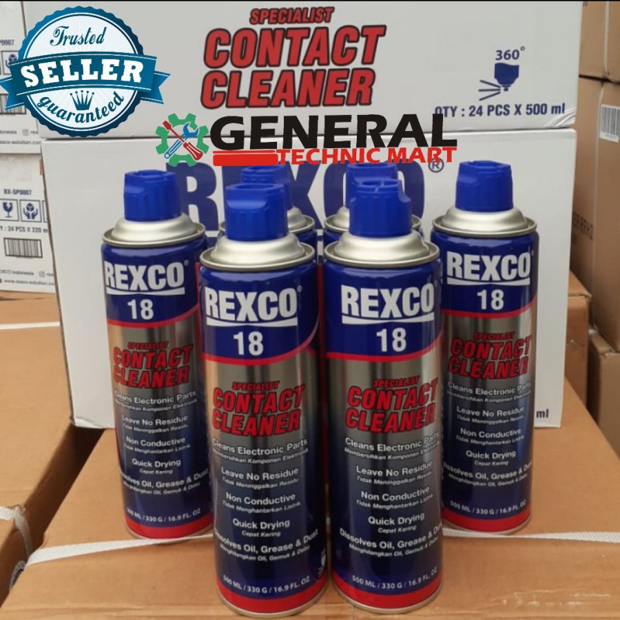 Jual rexco 18 contact cleaner 500 ml elektronik | Shopee Indonesia