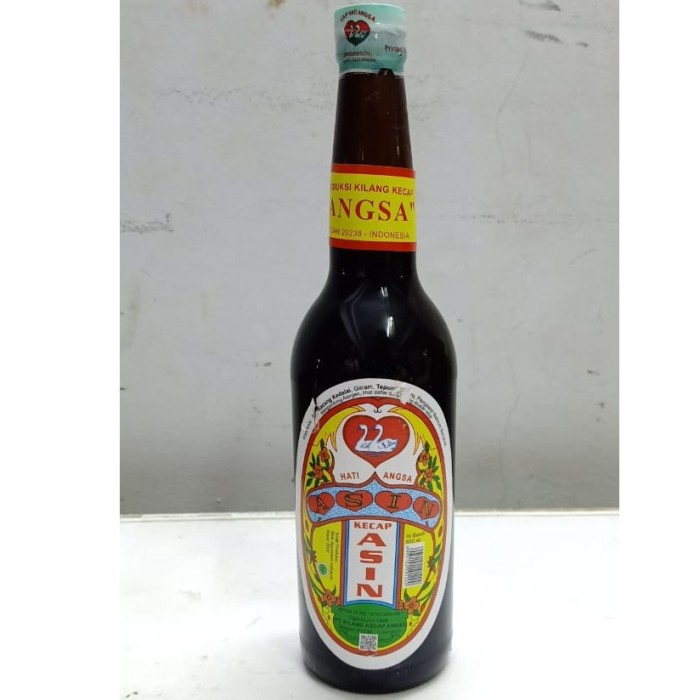 Jual {HALAL} Kecap Asin Cap Hati Angsa 600 ML Asli Medan Soy Sauce ...