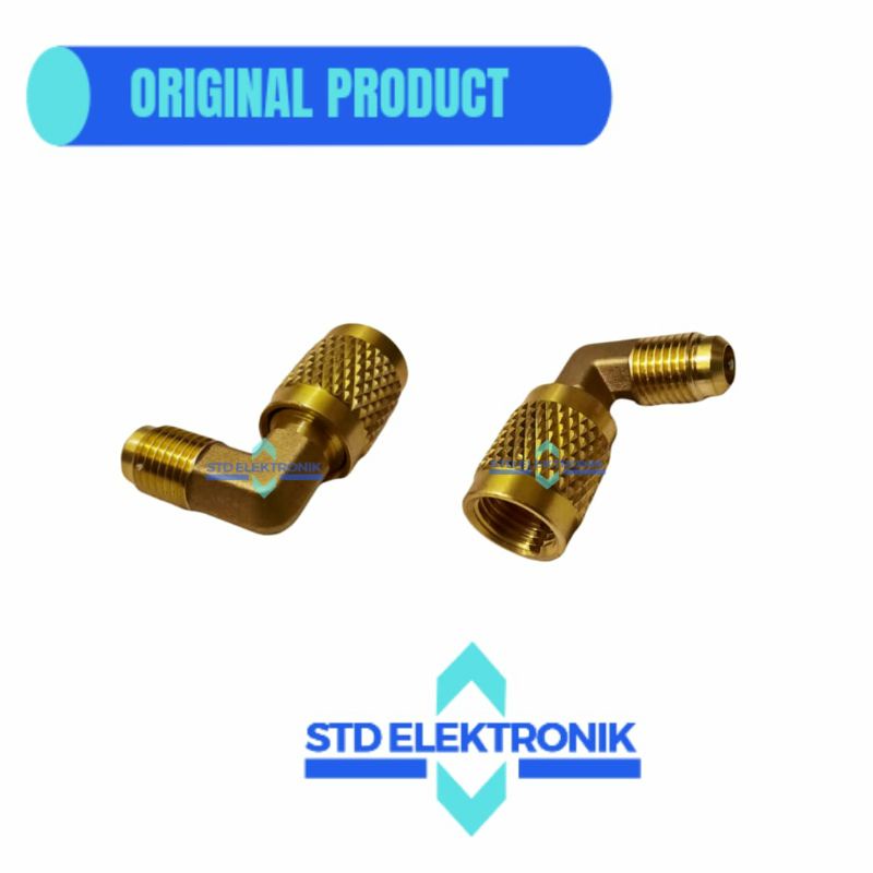 Jual Pentil freon R32/R410 Bengkok - Sambungan pentil anali,er dari R22 ...