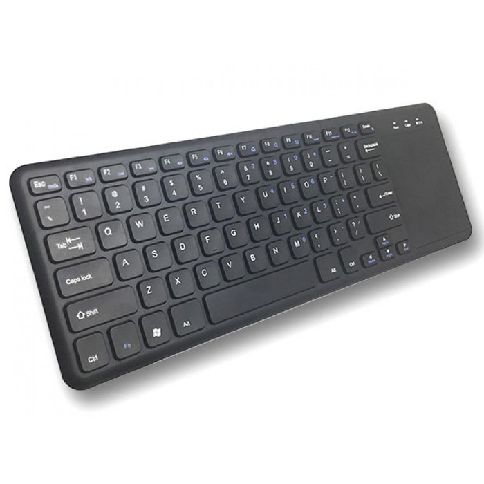 Jual Keyboard Wireless dengan Touchpad smart tv samsung LG LED Hitam ...