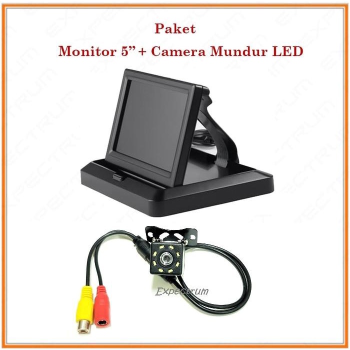 Jual Monitor Tv Lipat 5 Inch - Paket Monitor Tv 5 Inch & Kamera Led ...