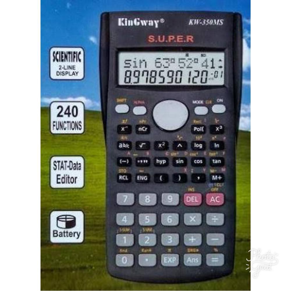 Jual KALKULATOR CALCULATOR KIMIA FISIKA MATEMATIKA KINGWAY 350MS ...