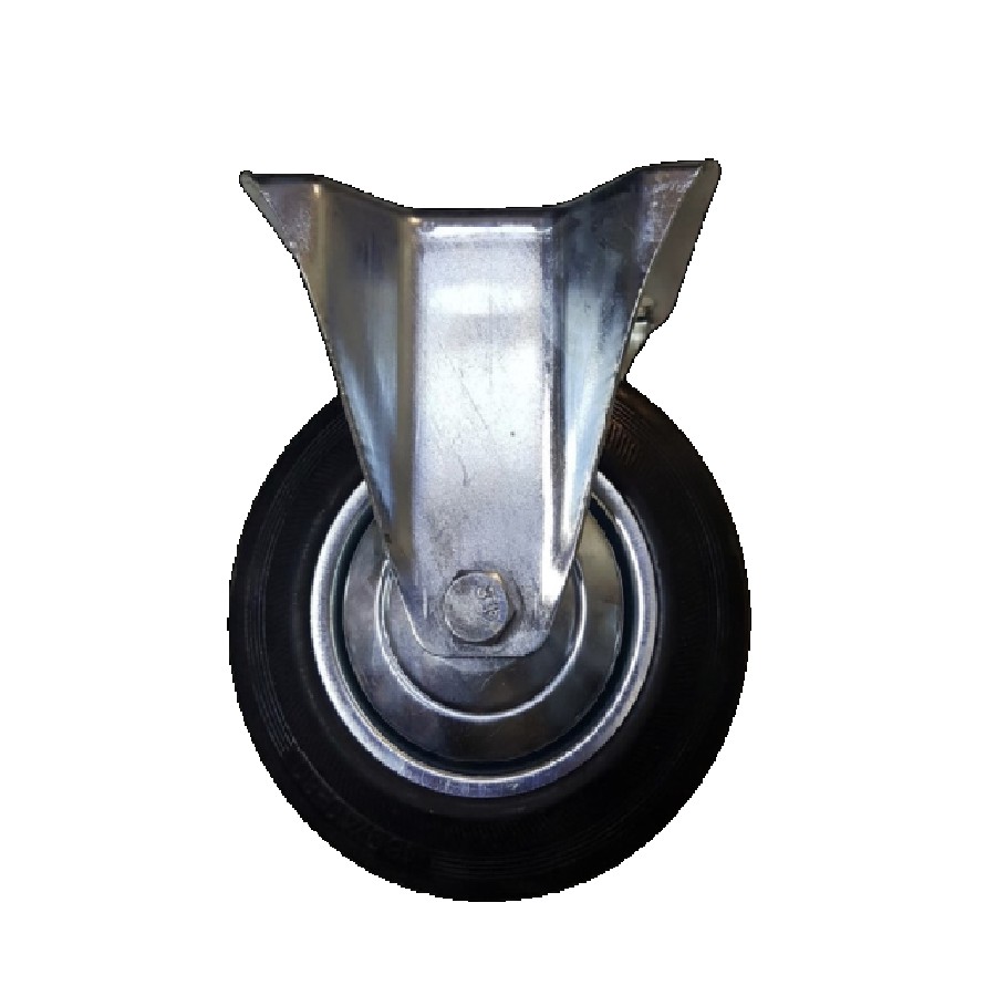 Jual Roda Troli / Troly / Trolly Karet Hitam 6" Inch Mati Fixed ...