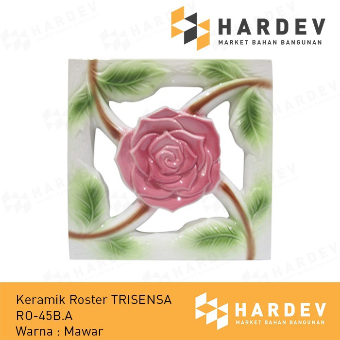 Jual ROSTER KERAMIK 20X20 RO-45B MAWAR LILAC Merk Trisensa Kw 1 ...