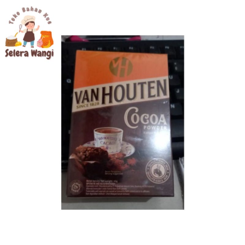 Jual COCOA POWDER VAN HOUTEN 40 GR (coklat bubuk) | Shopee Indonesia