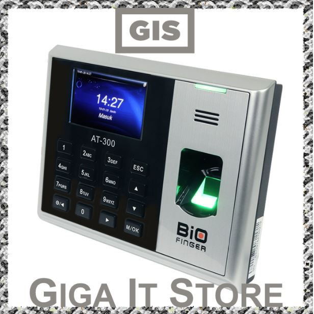 Jual Biofinger AT300 Mesin Absensi Sidik Jari Fingerprint Bio Finger AT ...
