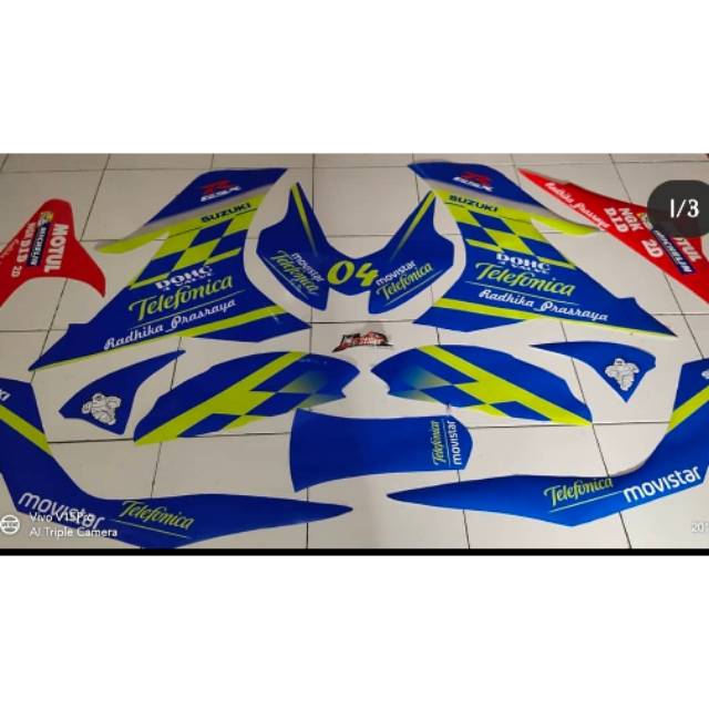 Jual stiker Decal gsx 150 r livery kenny robert old | Shopee Indonesia