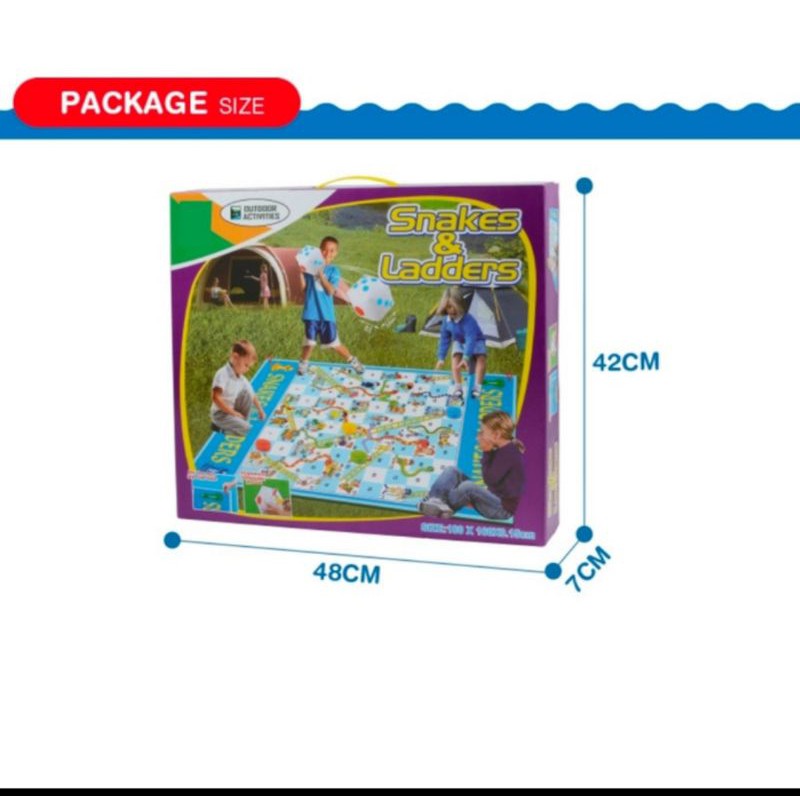 Jual Mainan Ular Tangga Besar / Giant Snakes and Ladders | Shopee Indonesia