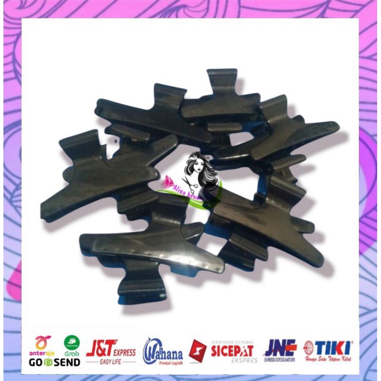 Jual jepit gigi - jepit rambut salon 1 pack isi 12pcs | Shopee Indonesia