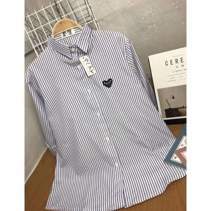 Jual [ TERSEDIA COD ] kemeja cdg play Salur | Shopee Indonesia