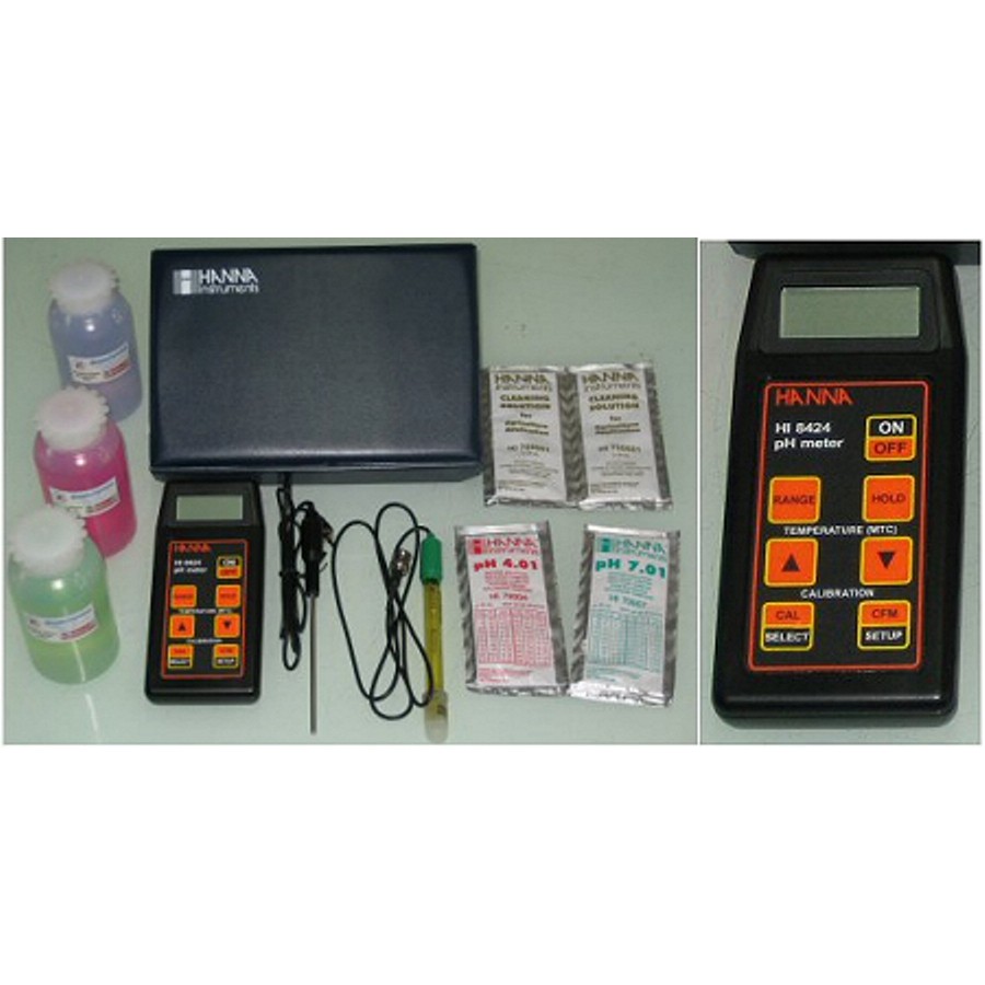 Jual HANNA HI-8424 Portable pH meter Water Resistant | Shopee Indonesia