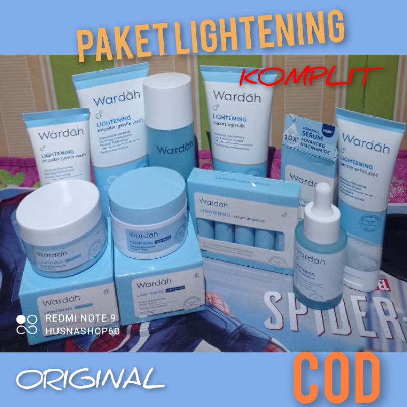 Jual Paket Wardah Lightening Lengkap / 1 Paket Lengkap Komplit Sepaket Murah Untuk Kulit Normal ...