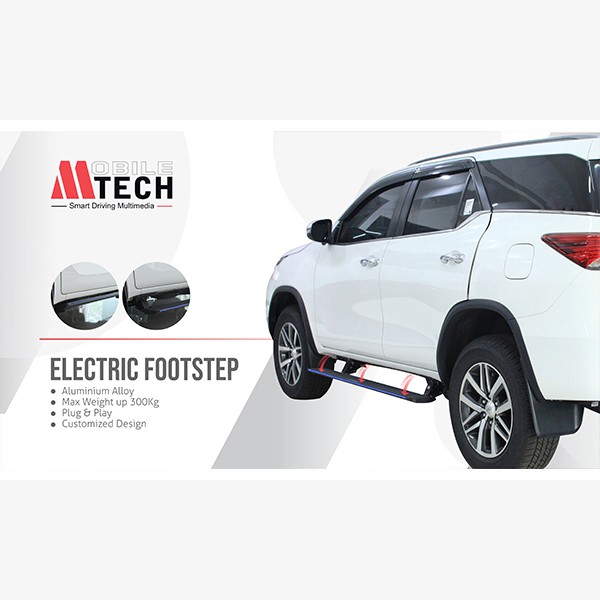Jual Mtech Foot Step Automatic Fortuner Nissan Terra Pajero Innova ...