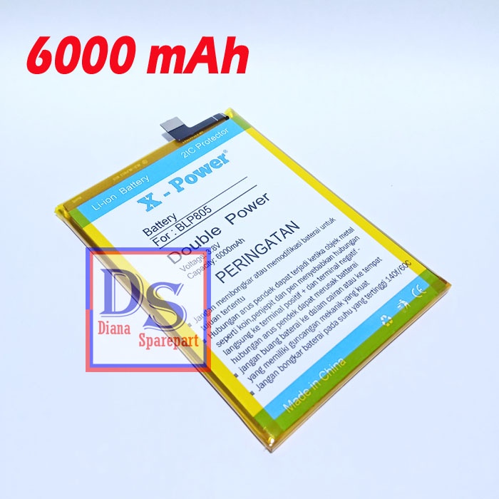 Jual Baterai Oppo A16 CPH2269 BLP805 Batu Battery Batre Tanam Double ...
