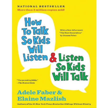 Jual Buku How to Talk So Kids Will Listen & Listen So Kids Will Talk ...