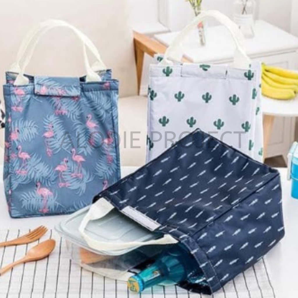 Jual TAS TEMPAT BEKAL DAN TAS MAKANAN LUNCH POUCH BOX LUNCH COOLER BAG ...