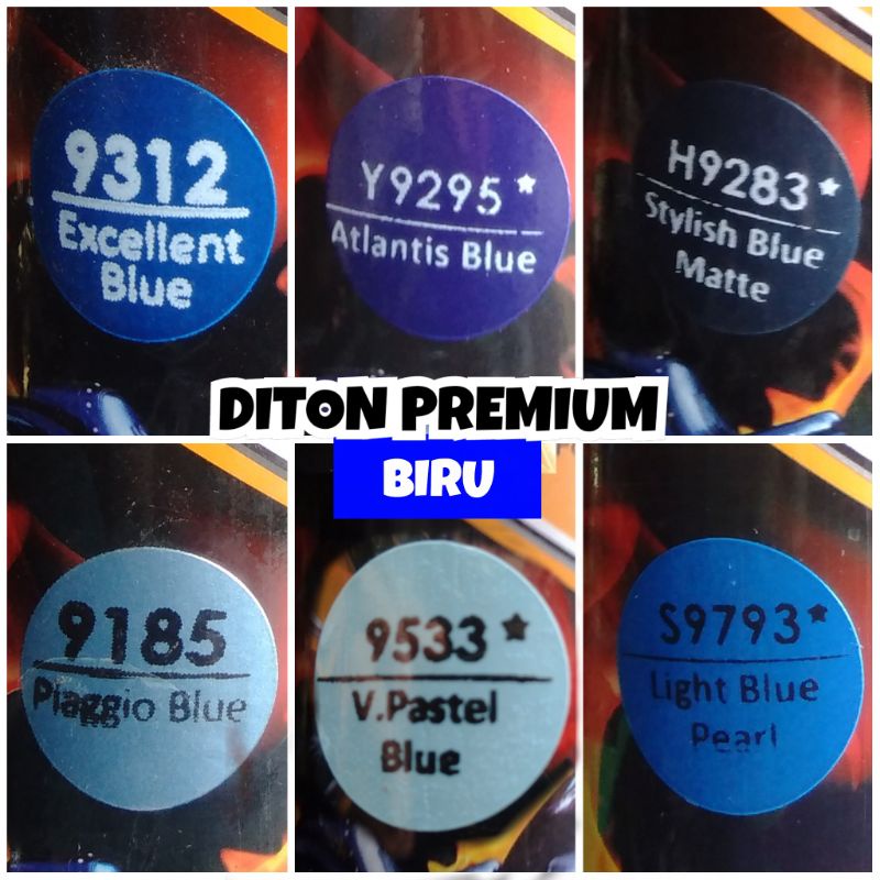 Jual Cat Semprot / Pilok Diton Premium BIRU : H9283 - 9283 Stylist Blue ...