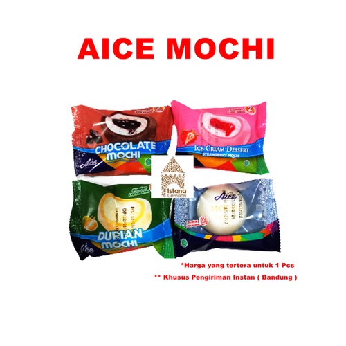 Jual Aice Mochi Ready All Varian ( Cokelat Strawberry Durian Vanila ...