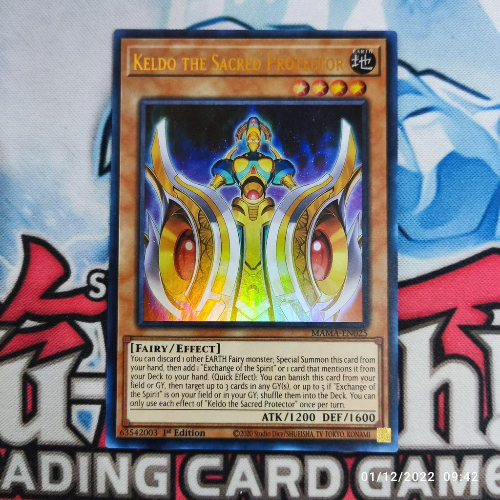 Jual yugioh keldo the sacred protector MAMA ultra rare 1st original ...