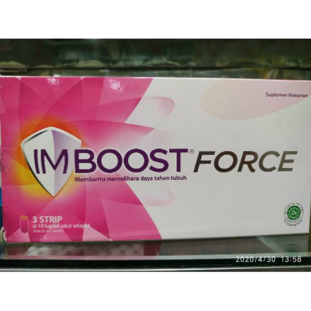 Jual Suplement Imboost force kaplet (harga per strip isi 10 kaplet ...