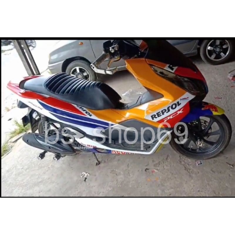 Jual decal / stiker motor Honda PCX sticker pcx repsol | Shopee Indonesia