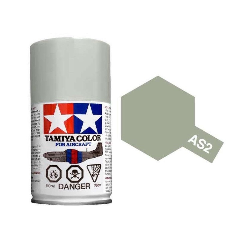 Jual 86502 TAMIYA Color Spray Paints for Aircraft AS-2 Light gray (IJN ...