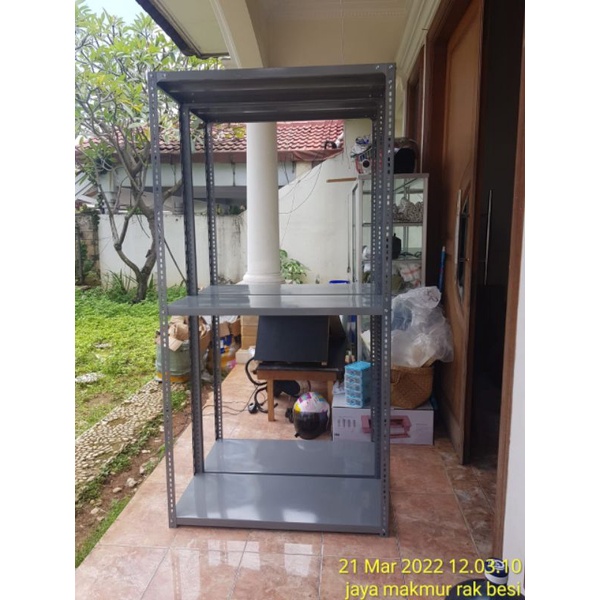 Jual RAK BESI SIKU SUSUN 3 TINGGI 2 METEE | Shopee Indonesia
