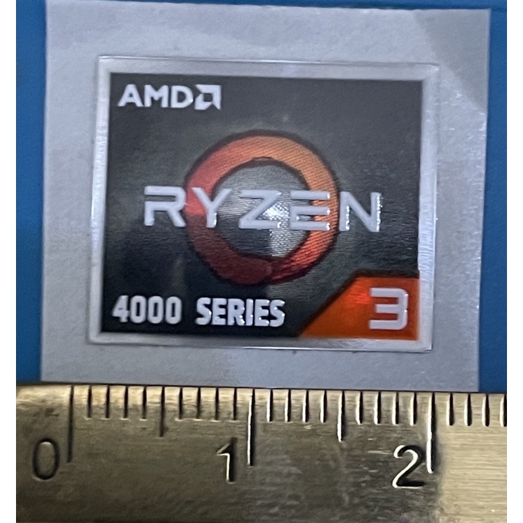 Jual Sticker stiker logo Amd Ryzen 3 4000 series ori | Shopee Indonesia