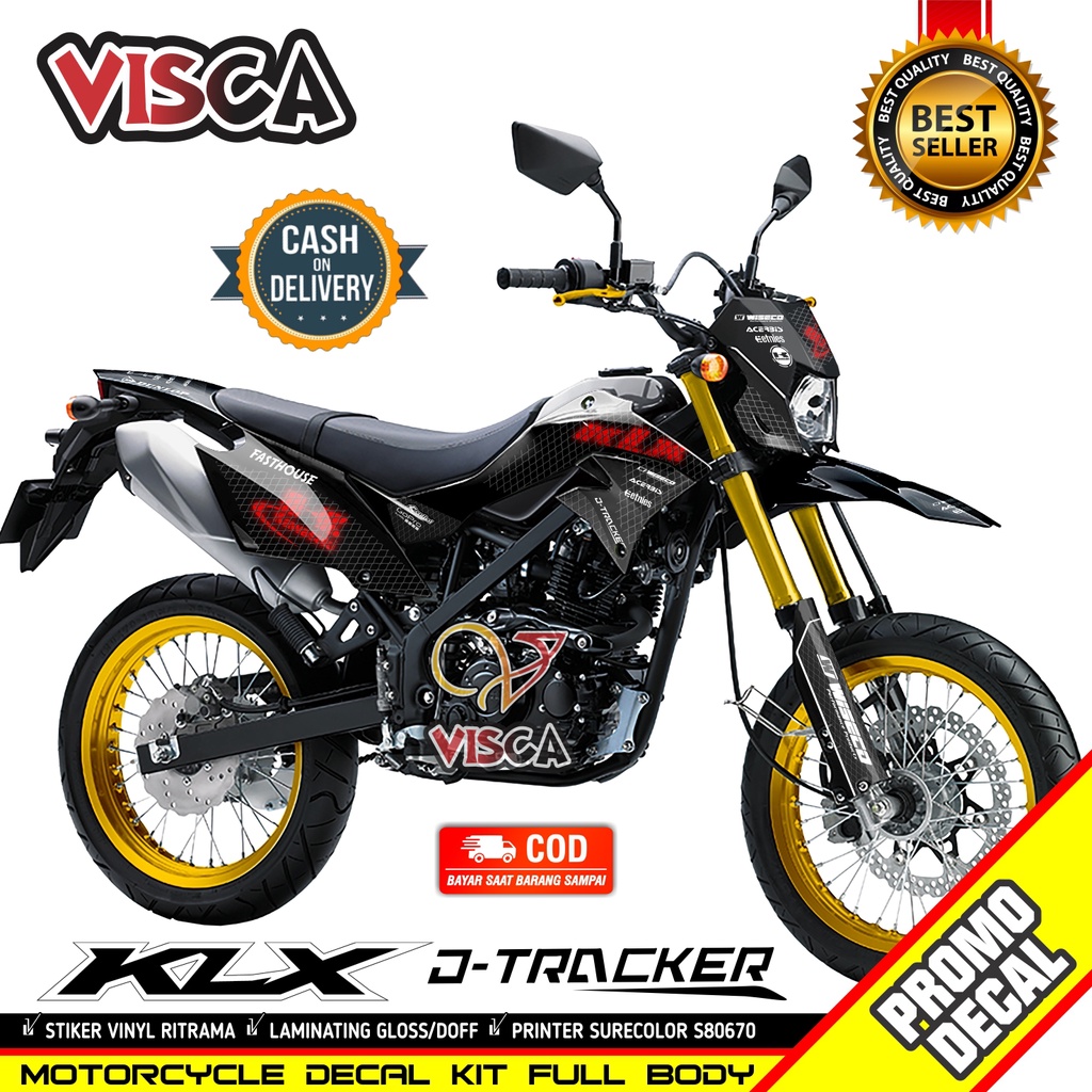 Jual Decal Klx Dtracker 150 Full Body Decal Dtracker 150 Supermoto Full Body Dekal Dtracker 150 ...